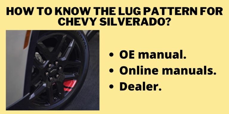 Lug Pattern for Chevy Silverado: Best Guide – Car Wrenching